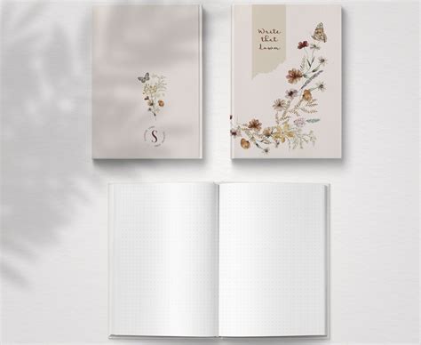 Butterfly Bullet Dotted Hardcover Notebook Stationery Snobs