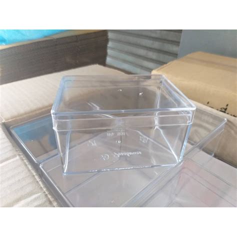 กล่องพลาสติกใส สี่เหลียมมีฝาปิด กล่องใสใส่ของ รุ่นd Size Cm ขนาด10 X 7 5x5 5 Shopee Thailand