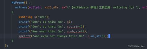 Wxwidgets Wxstring Csdn