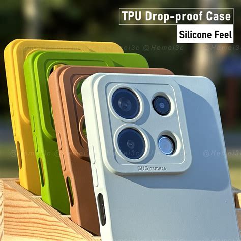 For Redmi Note Pro Plus G Casing Square Side Soft Tpu Phone Case Cover Shopee Philippines