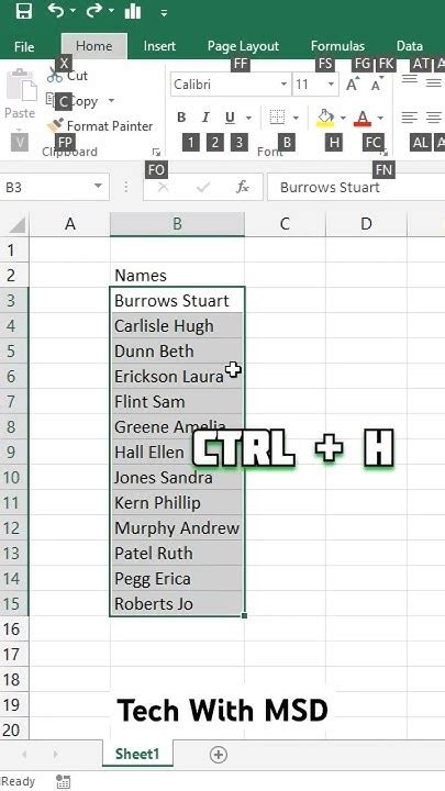 Remove Last Name From List In Excel For Fresher Shorts Remove Excel Sheet Short Microsoft
