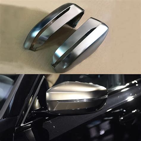 Bmw 시리즈용 Abs 크롬 매트 그레이 사이드 백미러 캡 커버 교체용 자동차 백미러 액세서리 비엠더블유 3 시리즈 G20 G28 2019 2020 에 적합거울
