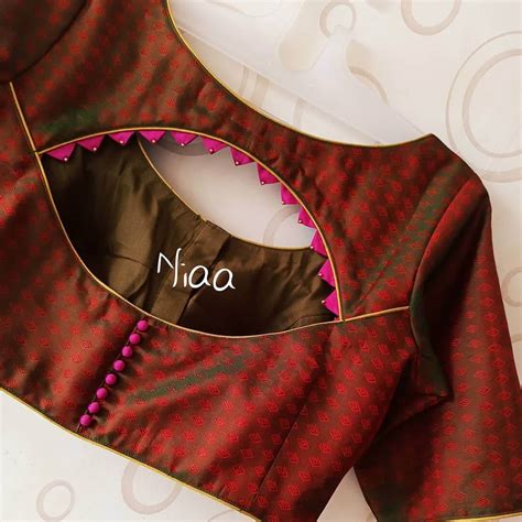 Latest Saree Blouse Back Neck Designs 2024 K4 Fashion