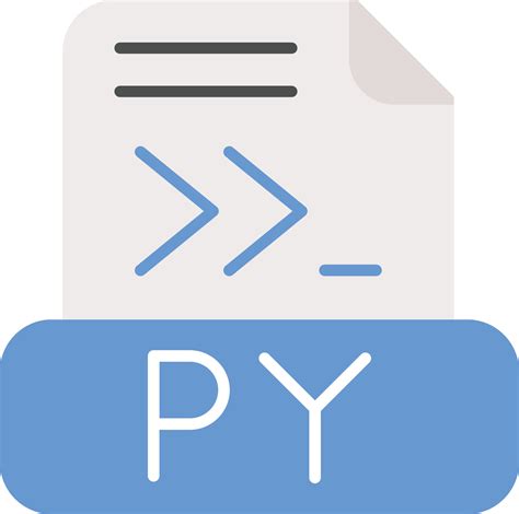 Python File Vector Icon 30378012 Vector Art At Vecteezy
