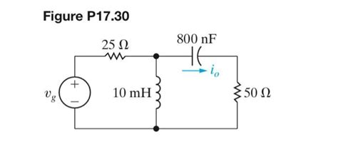 Solved 1730 Use The Fourier Transform Method To Find Io In
