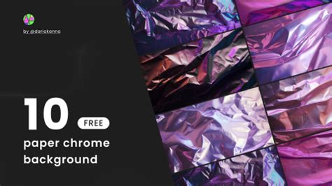 10 paper chrome background figma