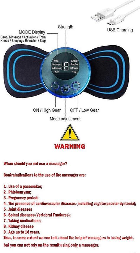 Body Massager Machine For Pain Relief Wireless Vibrating Massager 8