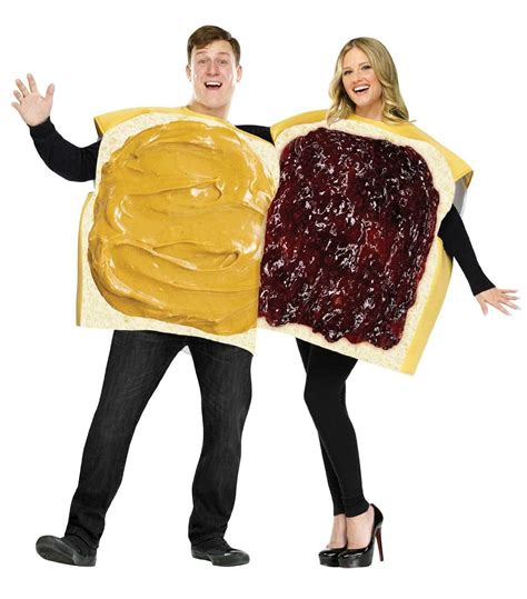 Peanut Butter And Jelly Costumesperfect For Couples Couple Halloween Costumes For Adults
