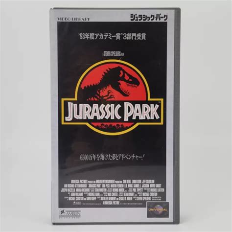 Jurassic Park 1993 Vhs Steven Spielberg Sam Neill Japanese Subtitles