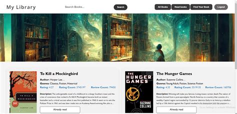 Github Tamarsh New Library The Application With A Wide Database Allows You To Search For