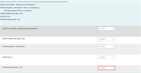 Solved Match The Given Number In The List With The Order Of Chegg Com
