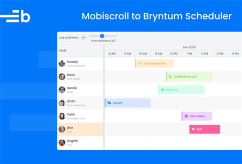 easily migrate from mobiscroll scheduler to bryntum scheduler bryntum