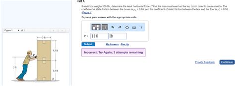 Solved If Each Box Weighs 100 Lb Determine The Least