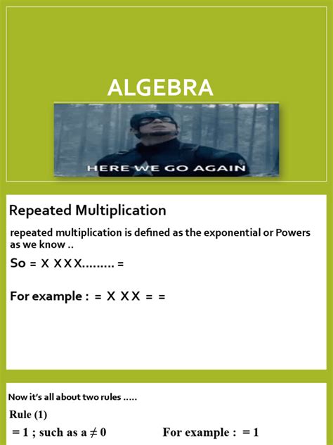 Non Negative And Negative Integer Power Pdf