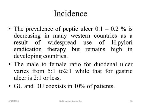 Approach To The Management Of Peptic Ulcer Disease PPTX