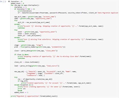 Crm Data Migration Using Jupyter Notebook And The Salesforce Api Ssp