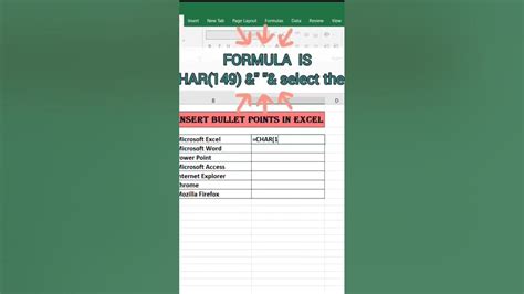 How To Add Bullet In Excel Youtube