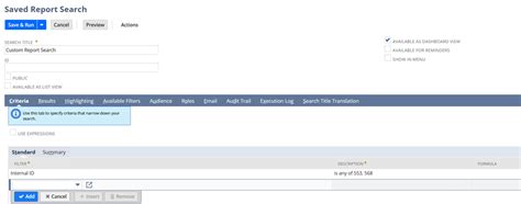 Suitetip Adding Your Favorite Reports To Your Dashboard — Netsuite Community