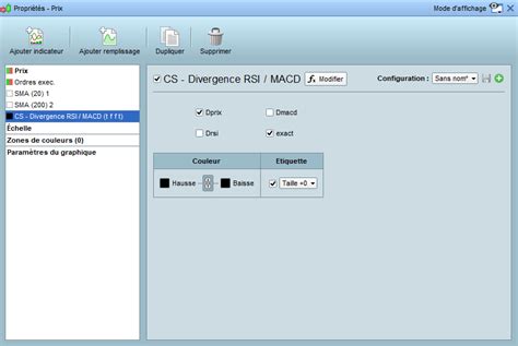 Divergence Price MACD RSI Detector