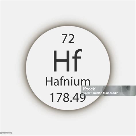 하프늄 기호 주기율표의 화학 원소 벡터 일러스트레이션 0명에 대한 스톡 벡터 아트 및 기타 이미지 0명 과학 교육