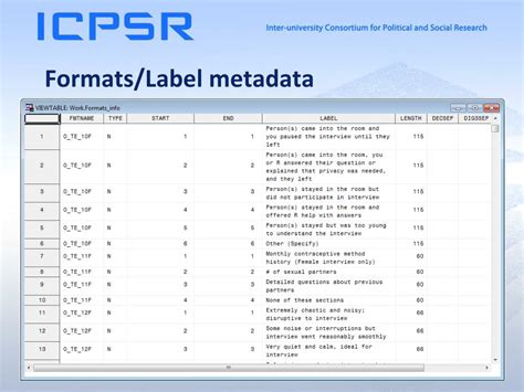 ppt using sas to generate ddi codebook xml from information managed