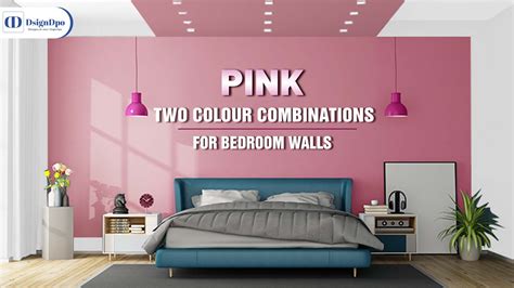 Pink Two Colour Combination For Bedroom Walls For A Beautiful Home