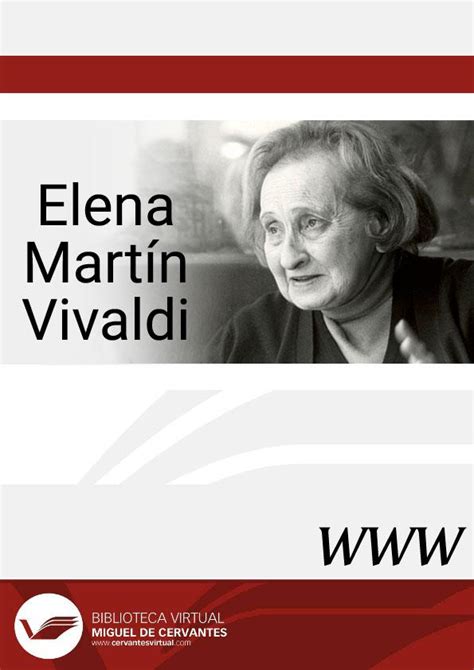 Elena Martín Vivaldi Directora Anna Cacciola Biblioteca Virtual Miguel De Cervantes