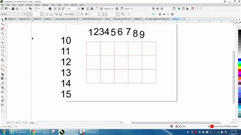 Corel Draw Tips And Tricks Table Tool And More Part 2 Guide Lines Youtube
