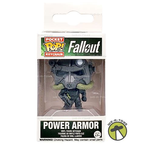 Funko Pocket Pop Keychain Fallout Power Armor Vinyl Figure Walmart Com