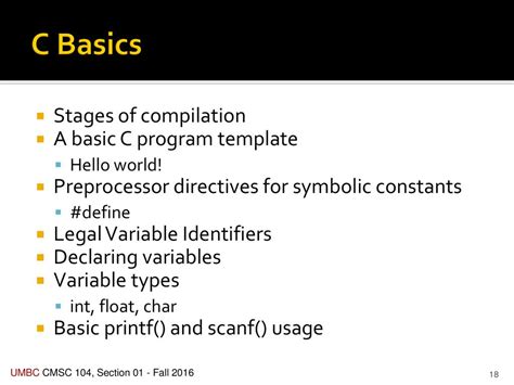 Umbc Cmsc 104 Section 01 Fall Ppt Download