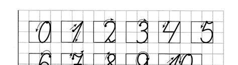 Трафарет цифр по клеточкам 43 фото