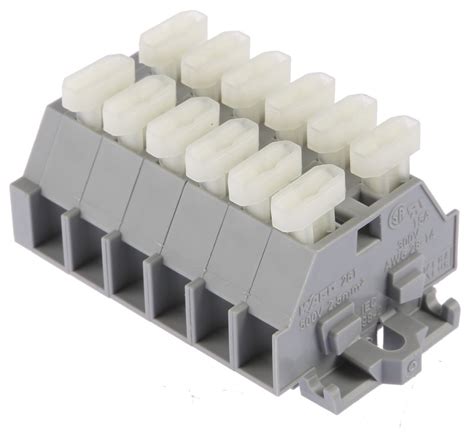 Wago PCB Terminal Block 6mm Pitch RS Components Indonesia