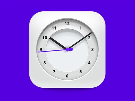 Ui Design Analog Clock On Behance