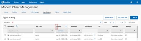 Customizing Columns
