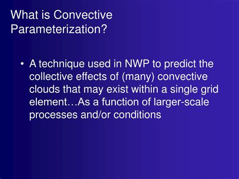 Ppt Convective Parameterization Powerpoint Presentation Free