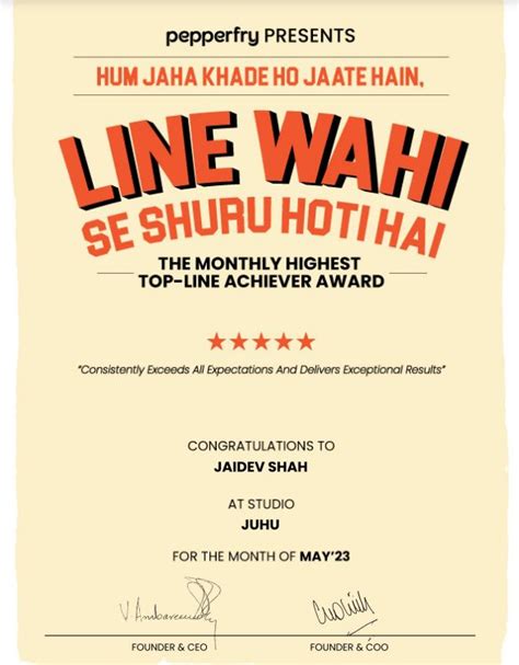 Pepperfry On Linkedin Congratulations Jaidev Shah Also Well Done