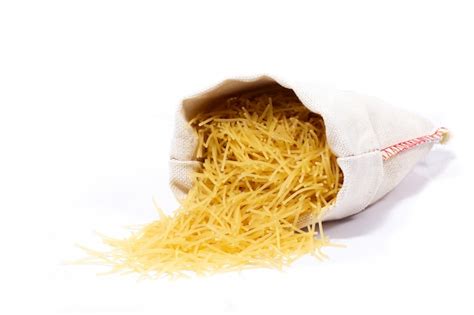 Premium Photo Vermicelli In A Small Bag Close Up