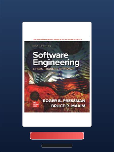 Software Engineering A Practitioners Approach 9th Edition Roger S Pressman Digital Access Pdf