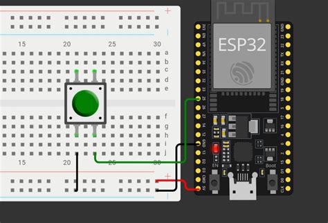 Menggunakan Input Push Button Nusabot