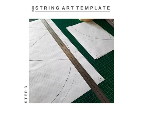 String Art Template Pattern Outline Stencil Scheme Etsy