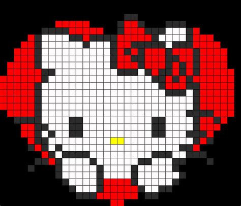 Download Pixelated Hello Kitty Bow