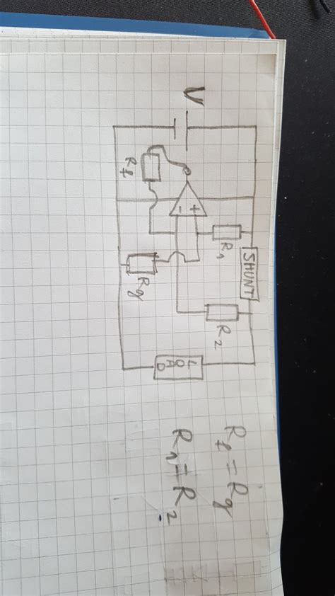 I Made This Shunt Voltage Sensor Where Output Voltage Across Shunt X Gain My Problem Is That