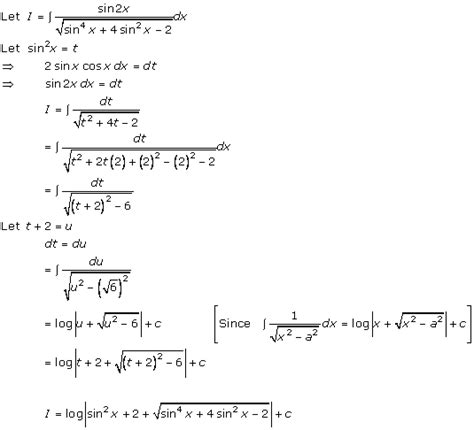 Rd Sharma Class 12 Solutions Indefinite Integrals Chapter 19 Ex 1913