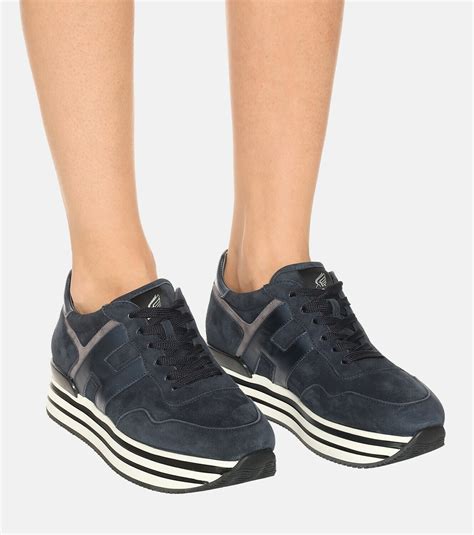 Hogan Midi Leather Platform Sneakers Hogan Hogan Midi Leather Platform Sneakers Hogan