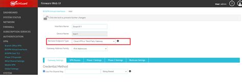 Watchguard Ipsec Configuration Acreto Knowledge Base