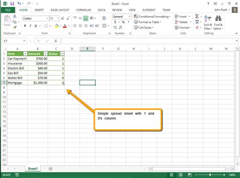 Dripcode Microsoft Excel Tip Changing 1 And 0 S To Yes And No S
