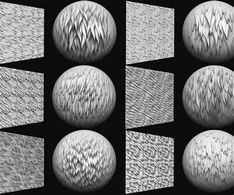 Artstation 30 Stylized Fur Texture Brushes And Noise Pack Brushes