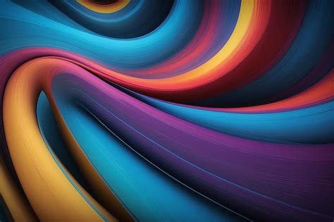 Premium Photo Abstract Design Background Of Smooth Flowing Lines