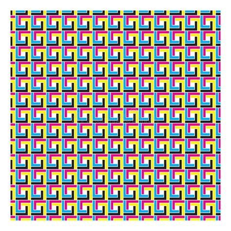 CMYK Color Mode Patterns Seamless Stock Vector Illustration Of Design Background