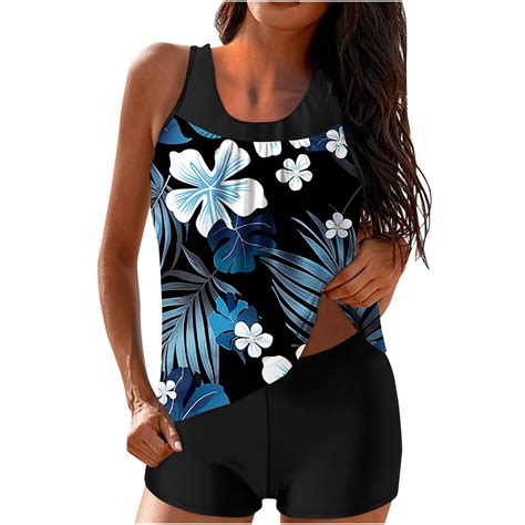 Seaopen Tiered Tankini Swimsuits For Women Tummy Control Under 20